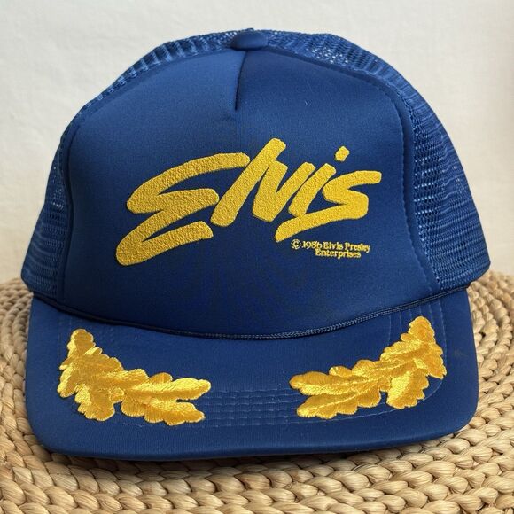 Graceland | Accessories | Vtg 8s Elvis Presley Enterprises Trucker Hat ...